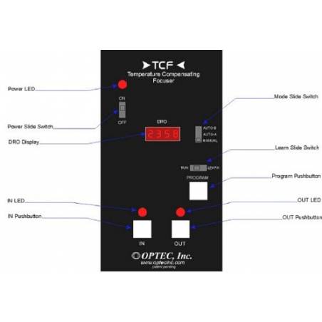 Focuseur TCF-S3 Optec / diamètre 3" à température compensée avec ...