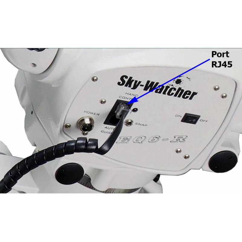 Câble EQMOD pour montures Sky-Watcher - Longueur 180 cm