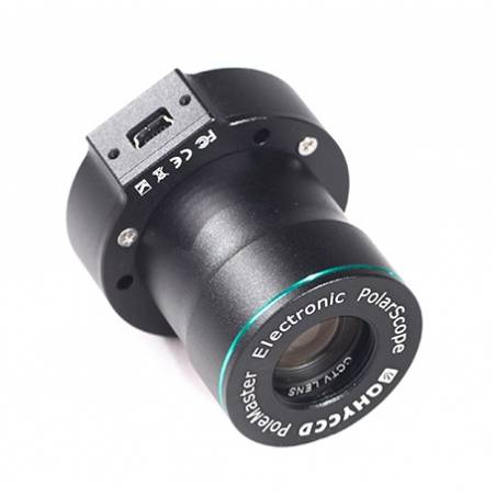 Caméra QHYCCD PoleMaster avec adaptateur pour alignement polaire
