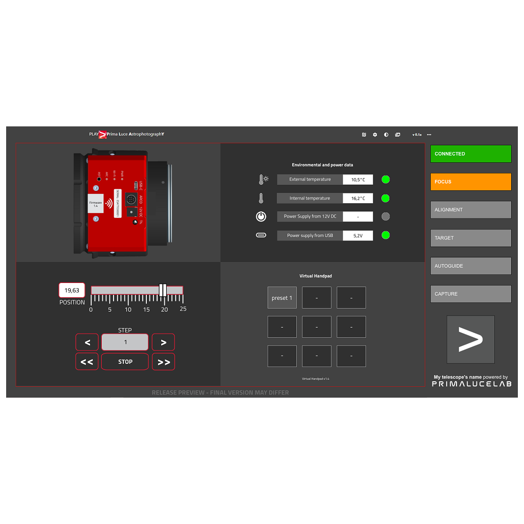 Focuseur ESATTO 2" + Rotateur de champ ARCO 2"- Prima Luce Lab - PLLEST2ARCO2