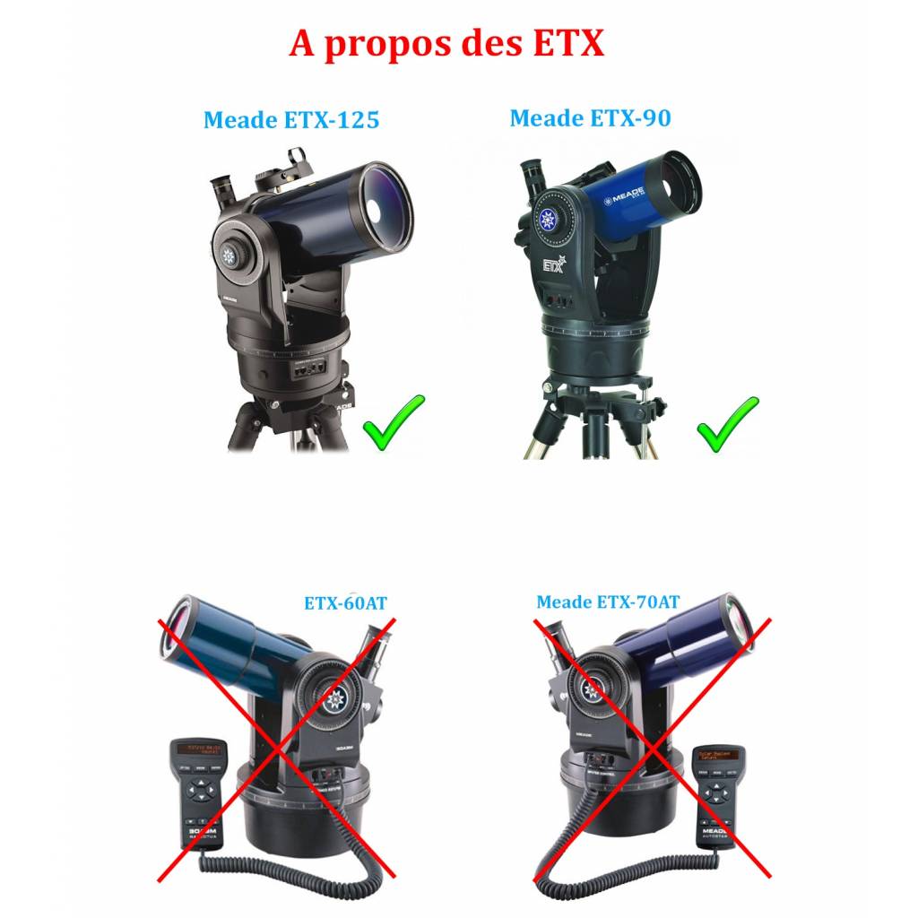 Câble Autostar RS232 - 505 pour Meade ETX / LX90 / LXD-55 / LXD-75 ...