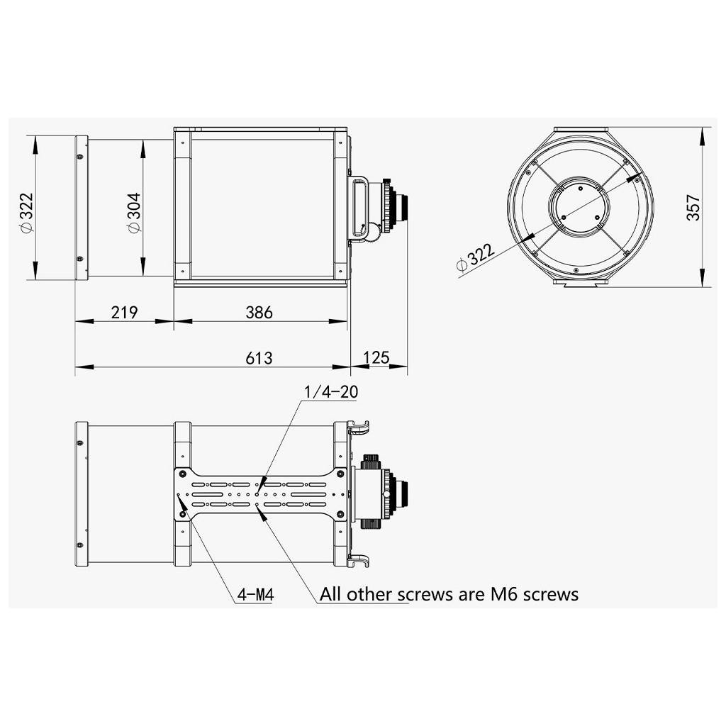 Télescope Askar Cassegrain SCA260v2 260 à F/5 avec correcteur Askar Sharpstar