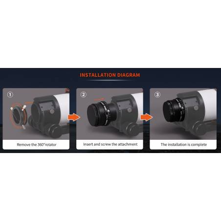 Réducteur de focale Askar 0,85x pour lunette 80ED - AS-085RED80ED Askar sharpstar